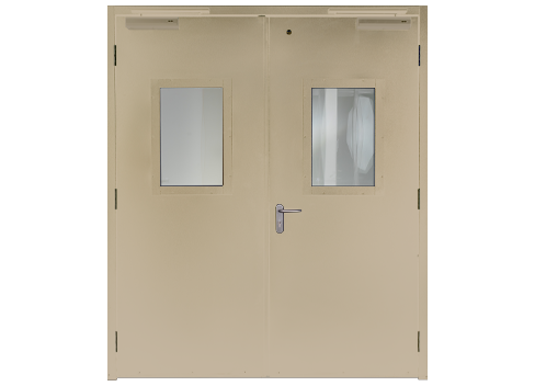 דלת אש 90 דק דגם FW770 שטוף קנט מבוקרת נטרק ננעל BKS - רב בריח לעסקים